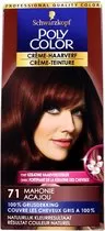 Schwarzkopf Poly Color Haarverf Creme 71 Mahonie Voordeelverpakking - 3 ...